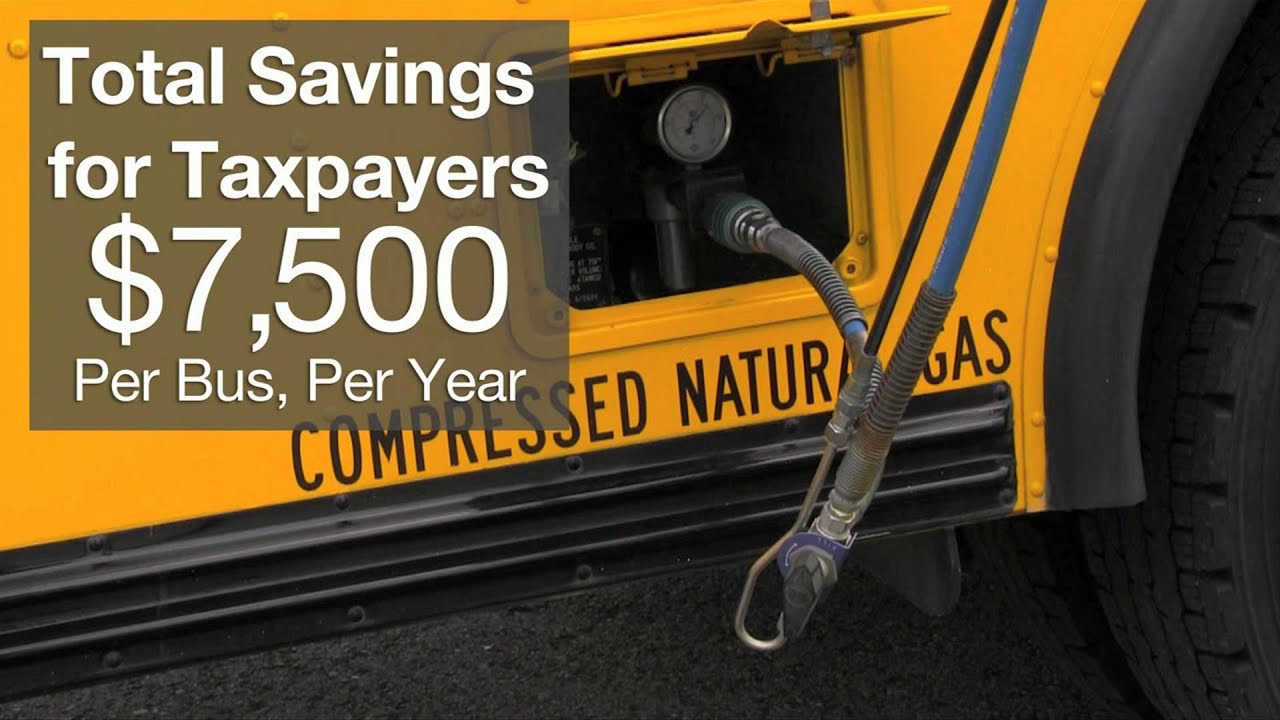 Jordan School District Finds Big Savings with CNG Buses - YouTube