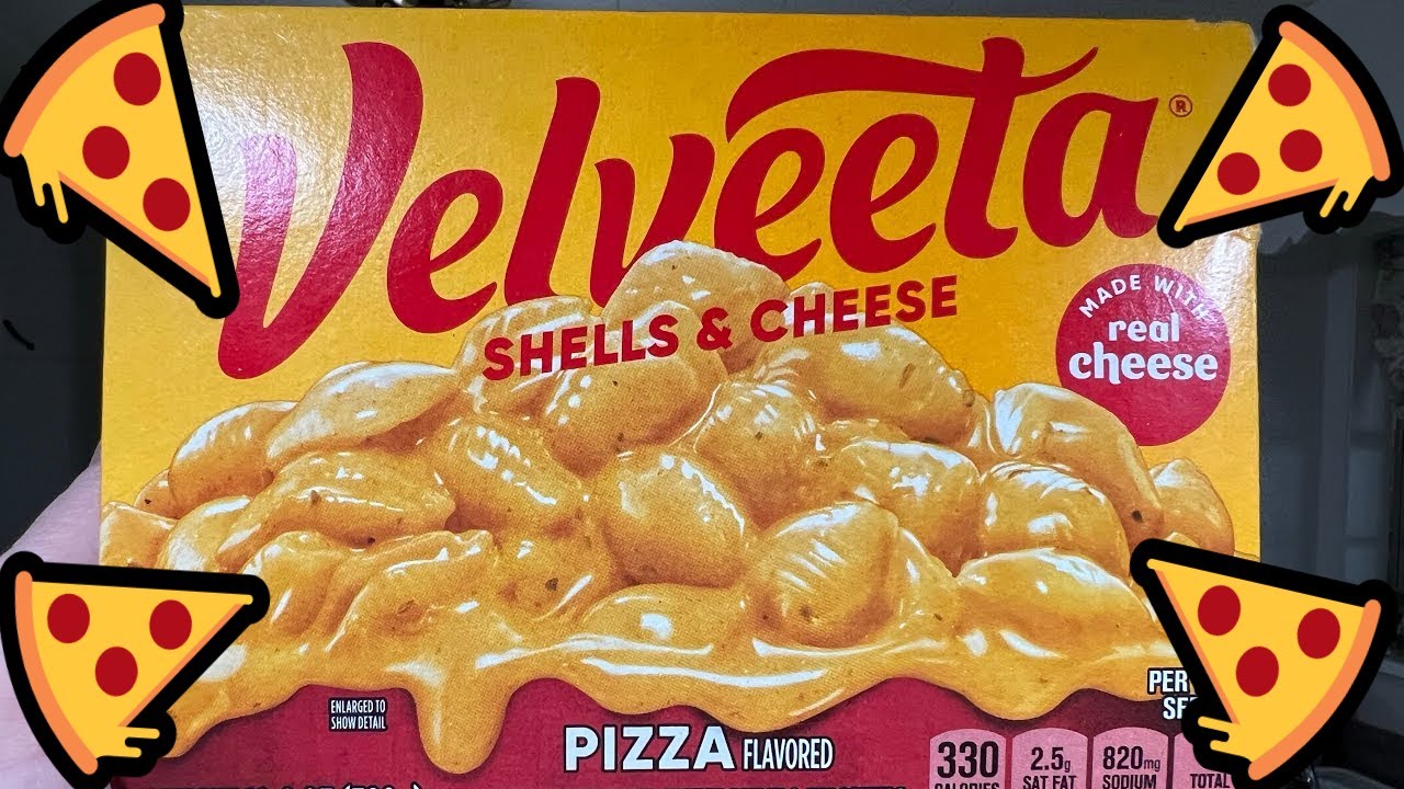 Velveeta pizza macaroni and cheese review - YouTube