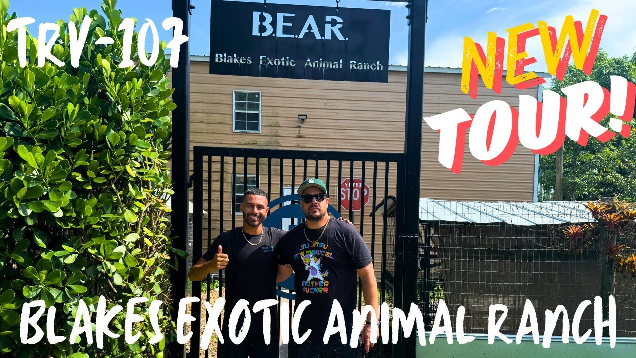 CRAZY EXOTIC ANIMAL RANCH TOUR | TRV108 - YouTube