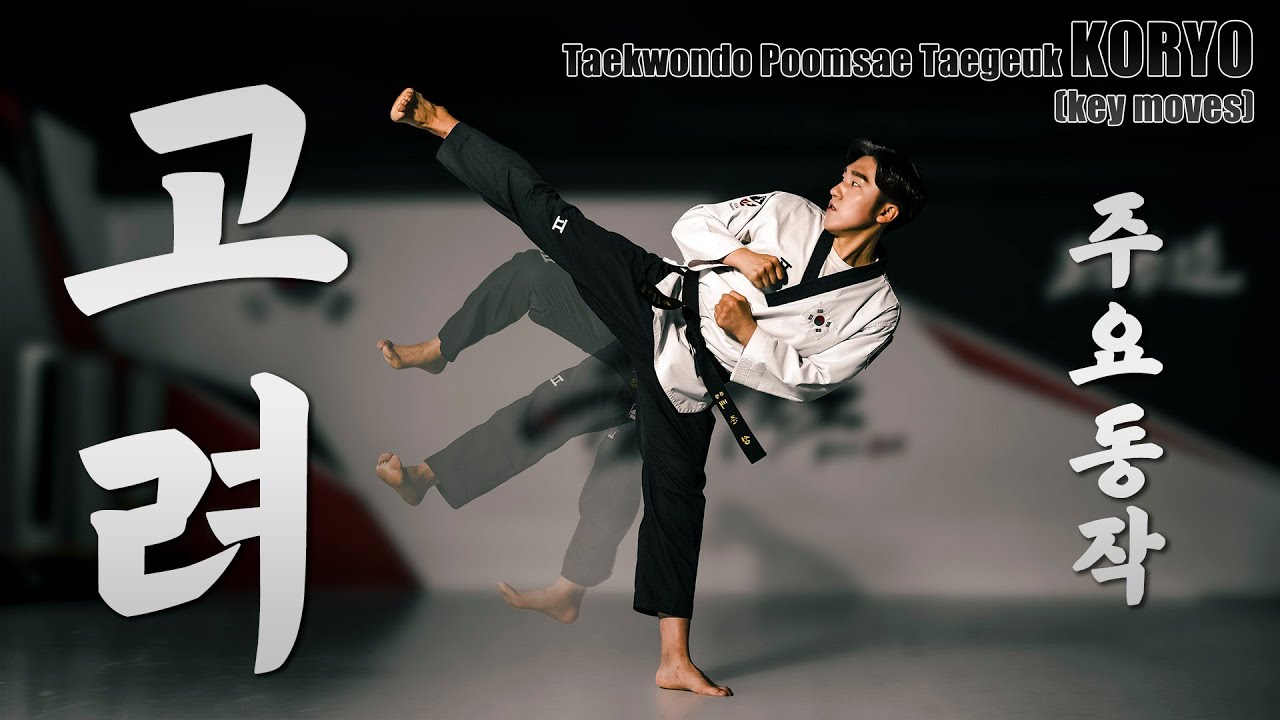 태권도 품새 | 고려 "주요동작" | Taekwondo Tutorial [ Poomsae KORYO "key moves ...