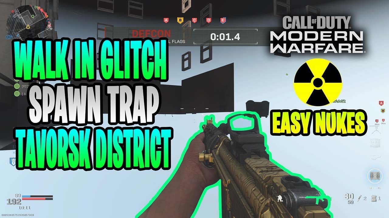 COD MW: *GROUNDWAR Glitch Walk In SPAWN TRAP Godmode EASY NUKES SOLO Tavorsk District (A.P 1.14 ...
