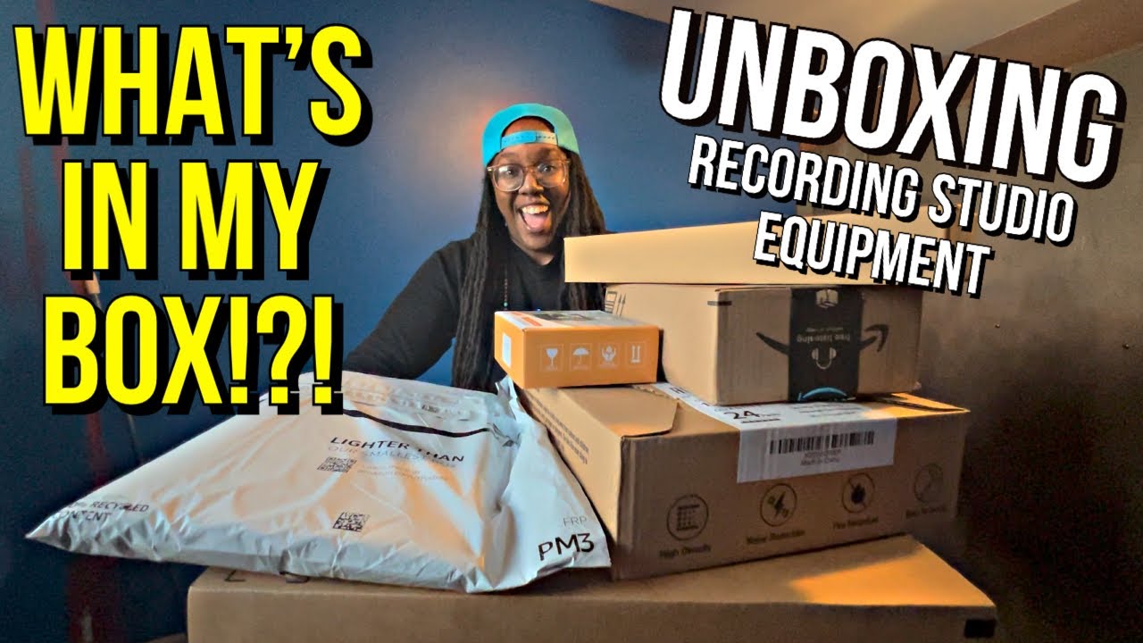 RECORDING STUDIO EQUIPMENT | UNBOXING - YouTube