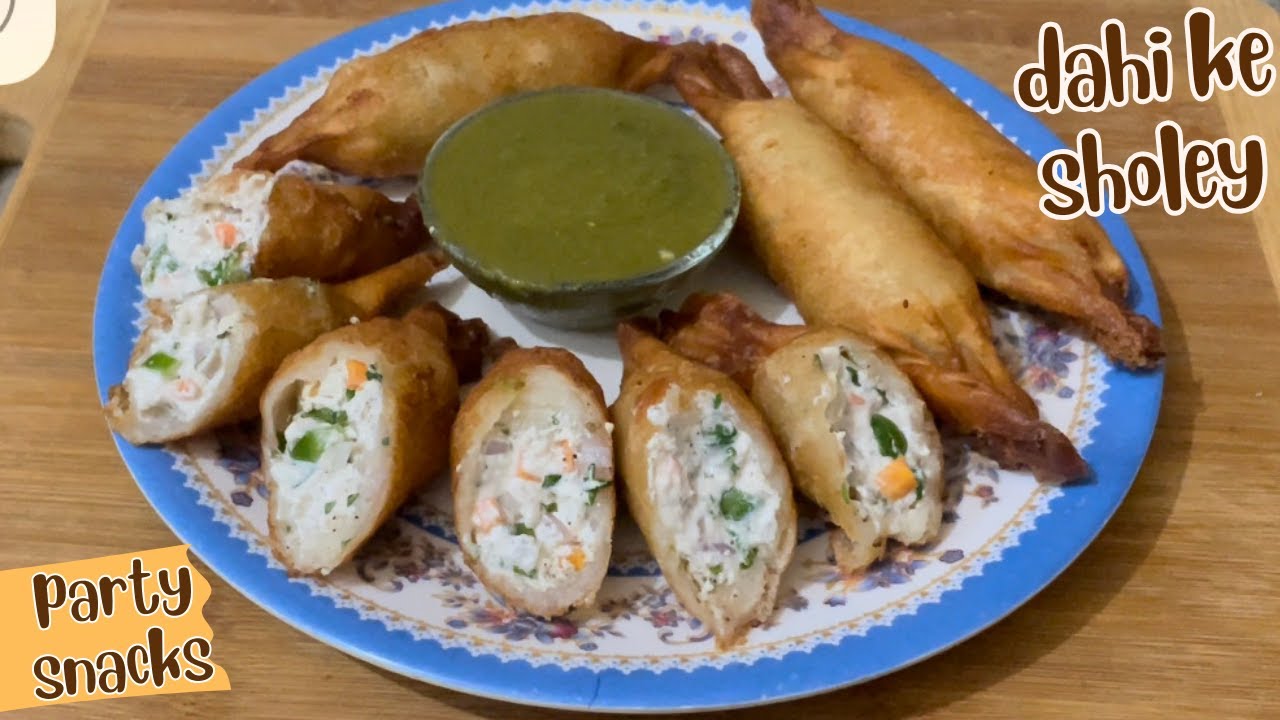 Dahi ke Sholay | Dahi Bread Rolls | Dahi Ke Kabab Roll | Quick Snacks ...
