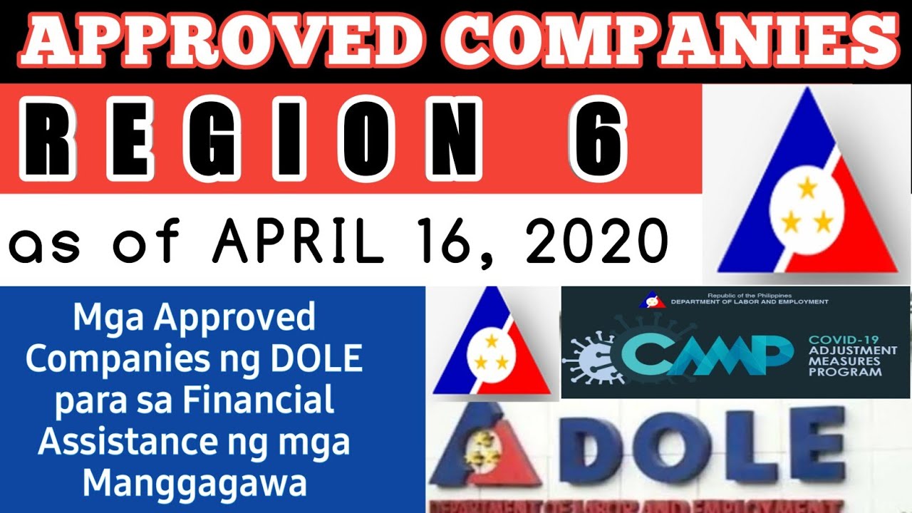 Dole REGION 6 List of Approved Establishments and Companies for the 5k ...