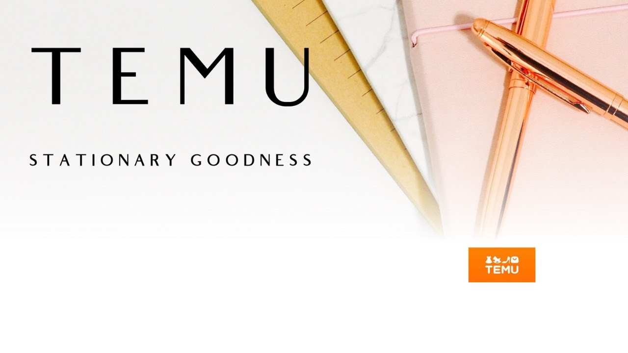 Temu Stationary Goodies - YouTube