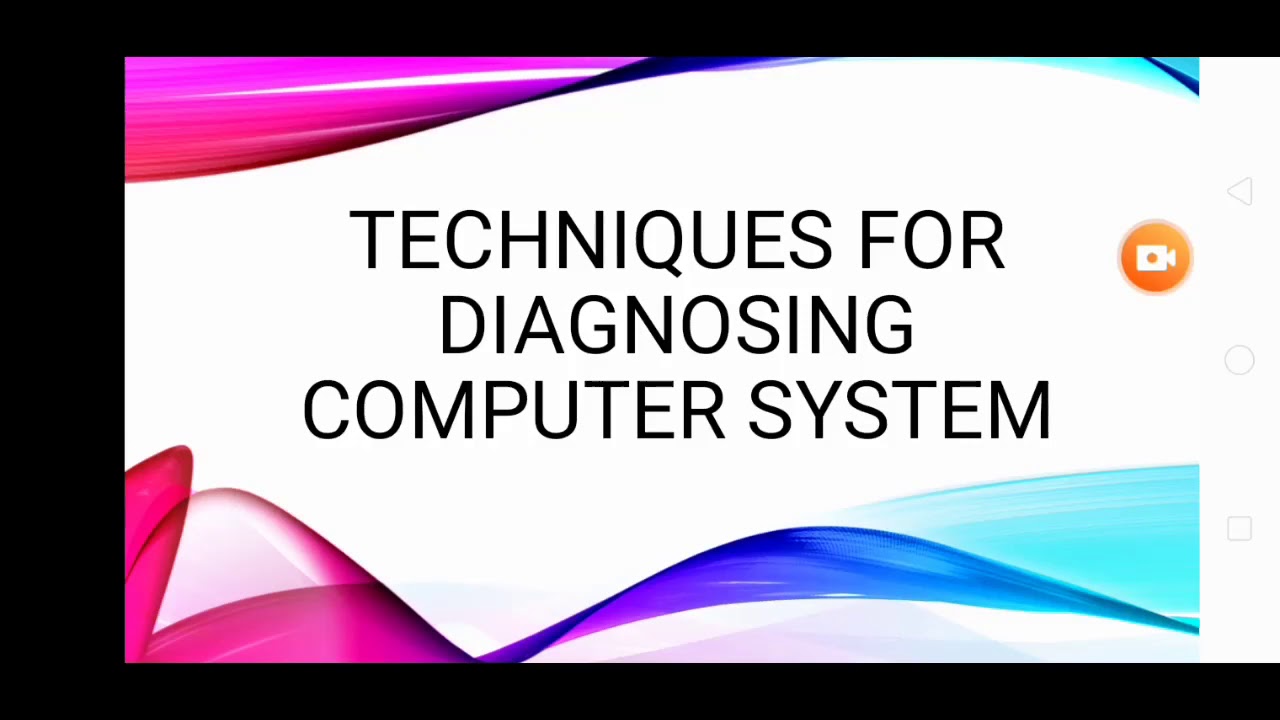 Techniques for Diagnosing Computer System - YouTube