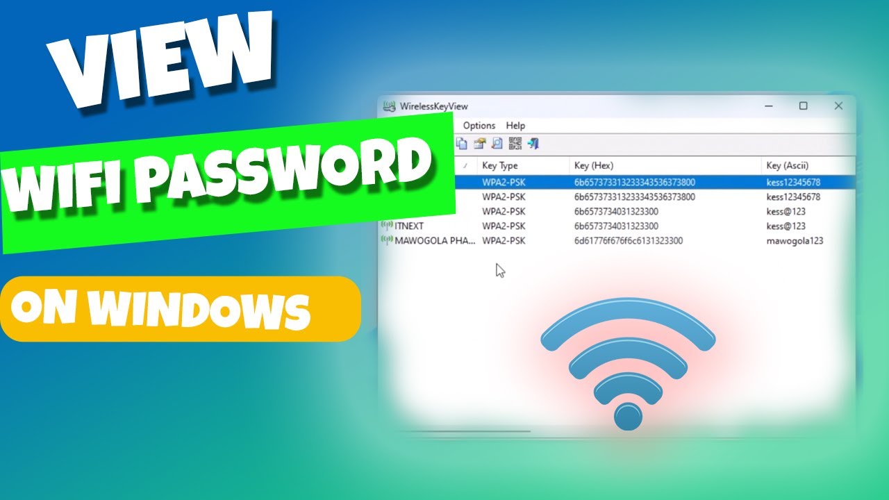 How to Easily View Wi-Fi Password on Windows (2024) - YouTube