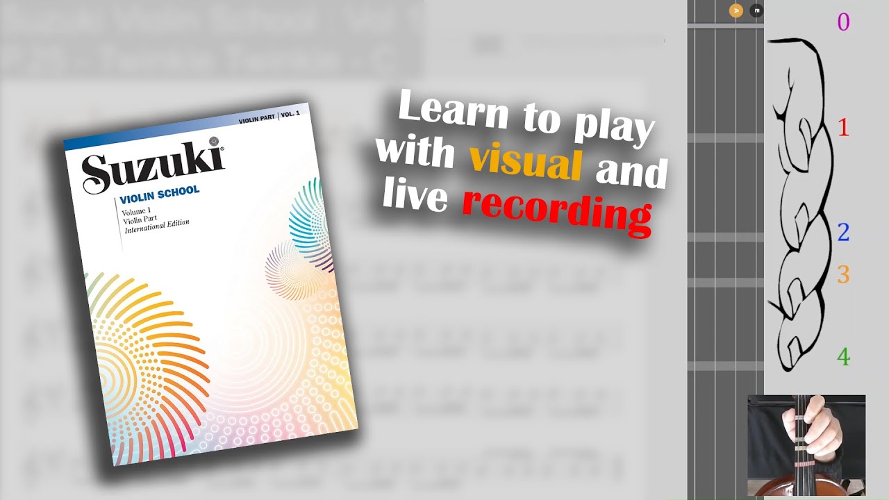 Suzuki Violin Vol 1 - p.34 Finger Exercises No 1 - YouTube