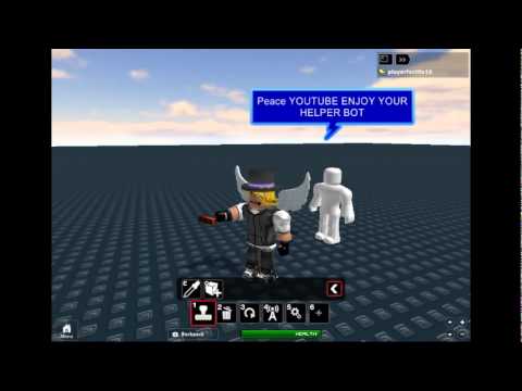 HOW TO MAKE A HELPERBOT ON ROBLOX - YouTube