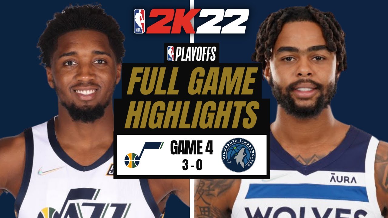 NBA 2K22 GAMEPLAY - JAZZ vs TIMBERWOLVES FULL GAME 4 HIGHLIGHTS | 2022 ...