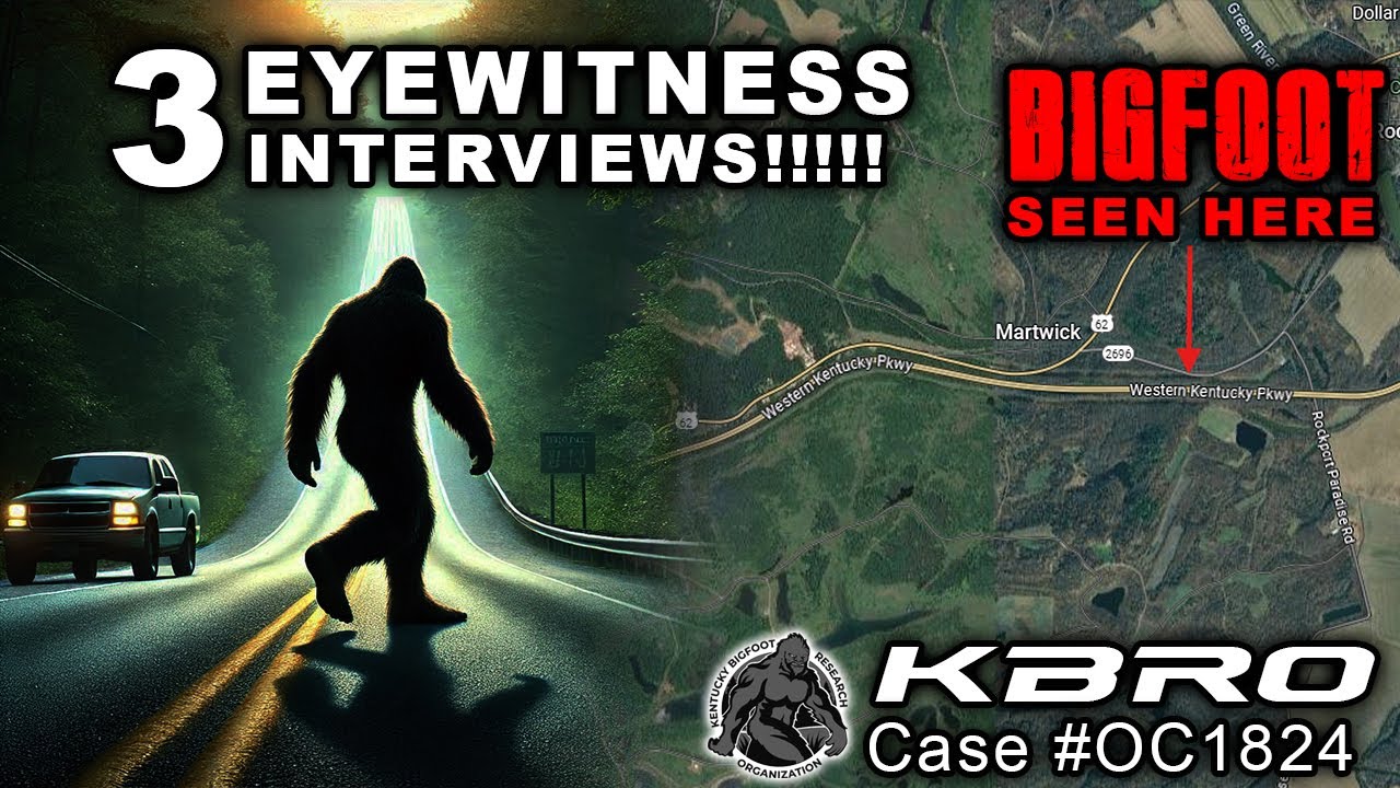 NEW Bigfoot Sighting in Kentucky Along the Western KY Parkway!!! # ...
