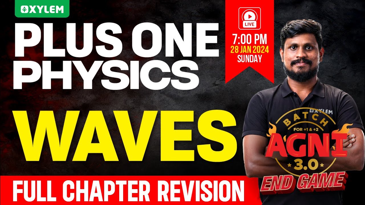 Plus One Physics Waves Xylem Plus One Youtube 6722
