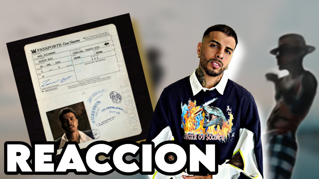 shadow12nyc REACCIONA a *PASAPORTE* de Rauw Alejandro - YouTube