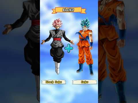 Fusion of Black Goku and Goku