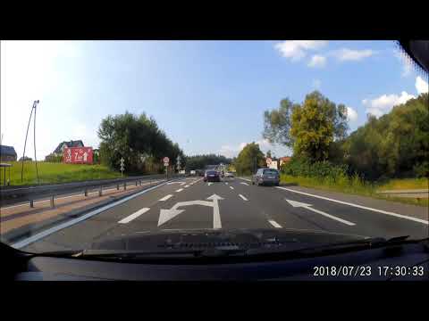 Wypadek motocyklisty na Zakopiance