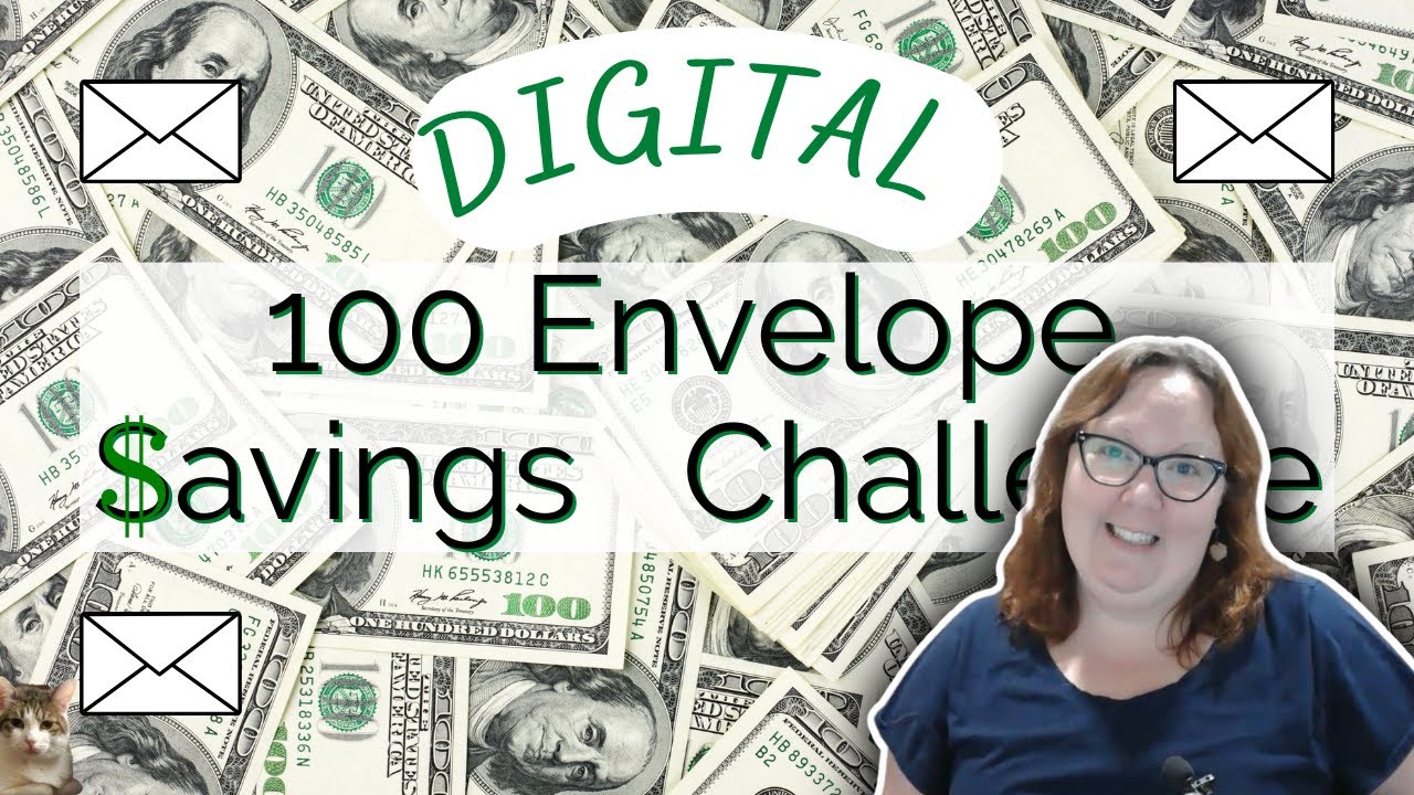 100 Envelope Challenge DIGITAL SAVINGS CHALLENGE |$150K Debt Free ...