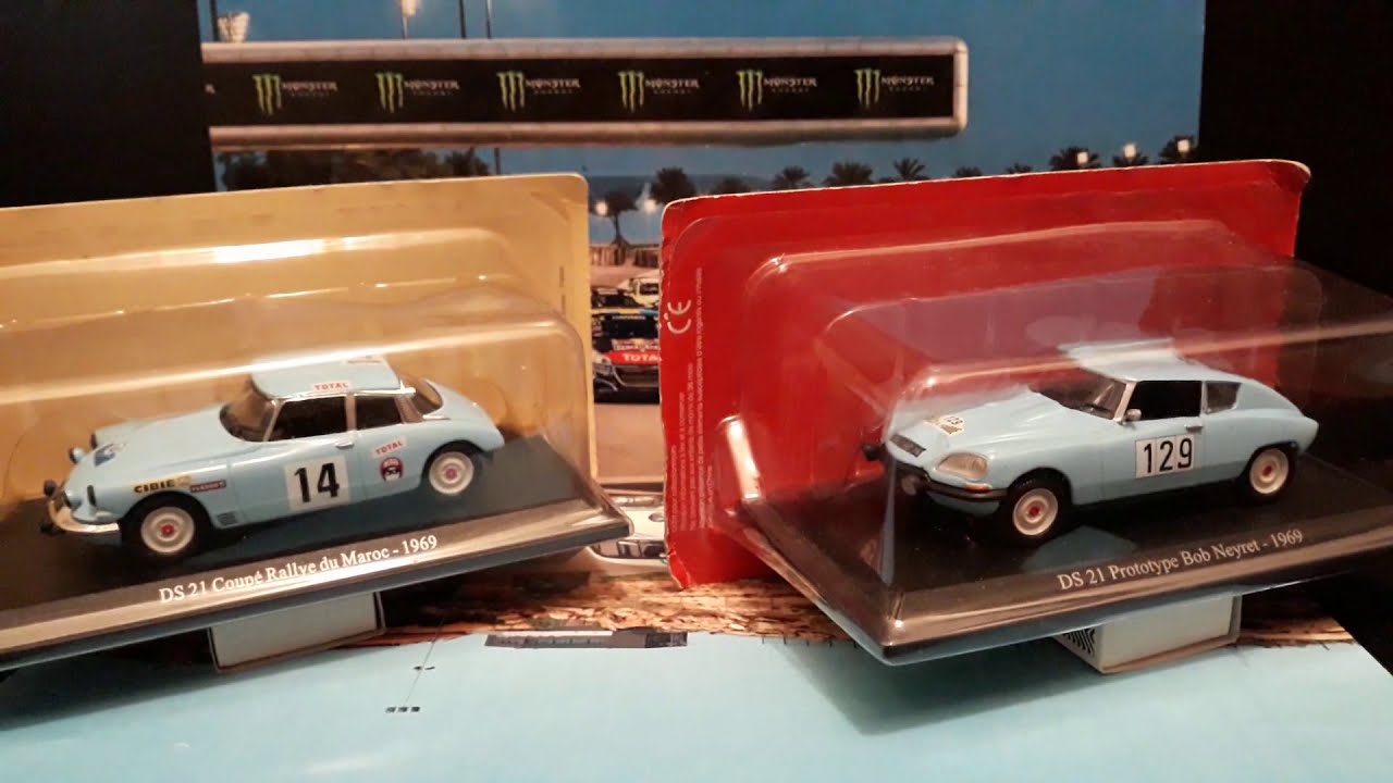 1:43 collection car CITROEN DS21 RALLY DU MAROC 1969 - YouTube