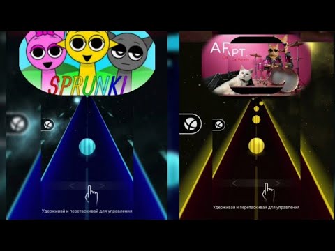 Sprunki 🆚️ ROSE Bruno Mars APT (Cats version) Coffin Dance Tiles Hop ...