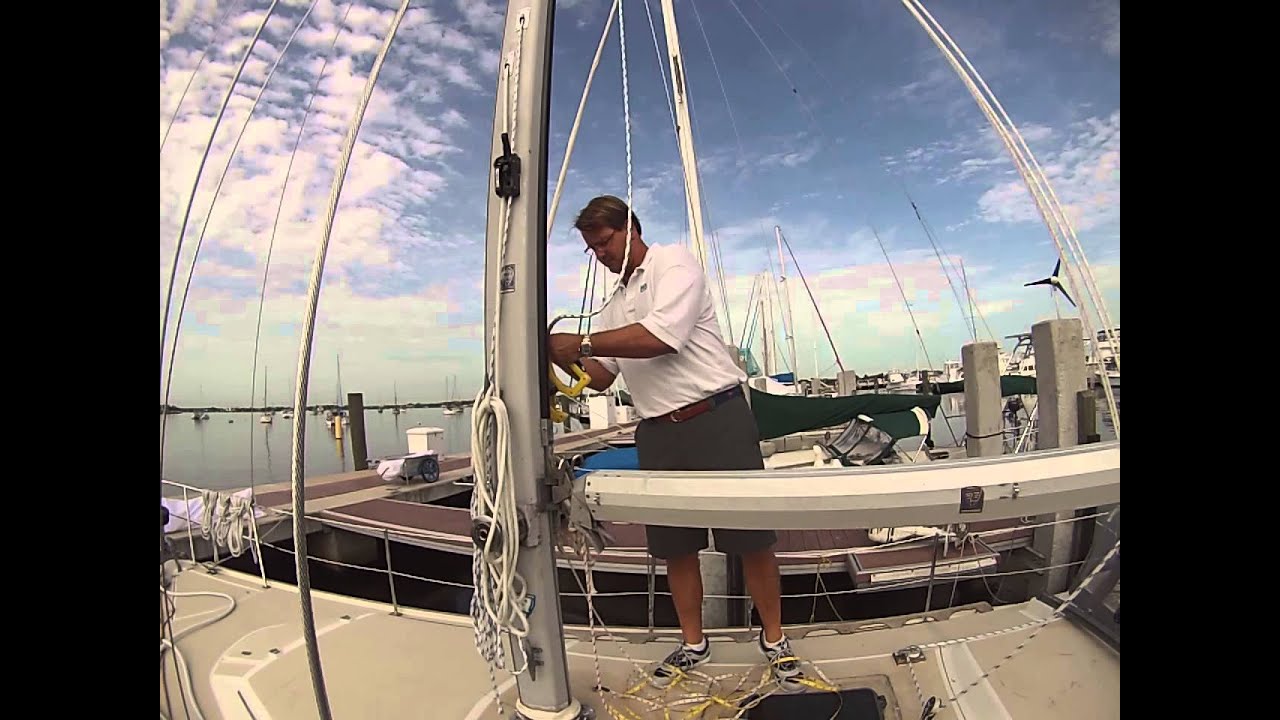 how to measure for your new mainsail - YouTube