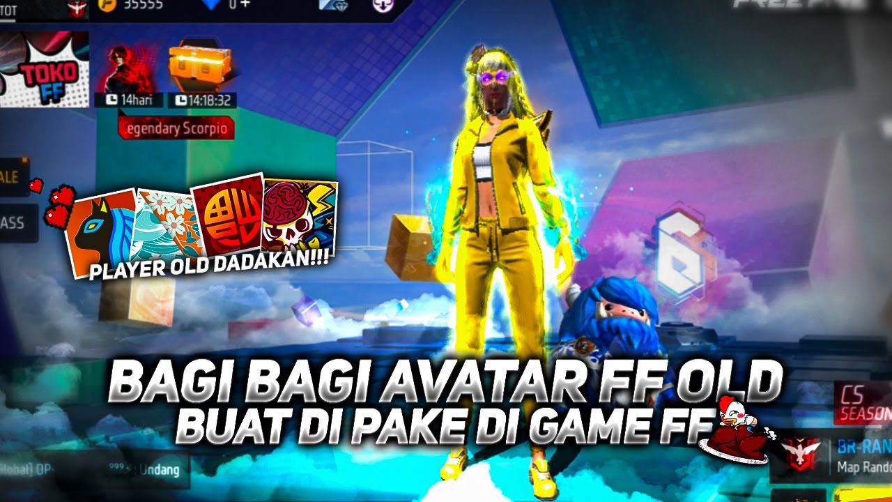 BAGI - BAGI AVATAR OLD FF AUTO JADI PLAYER OLD DADAKAN - YouTube