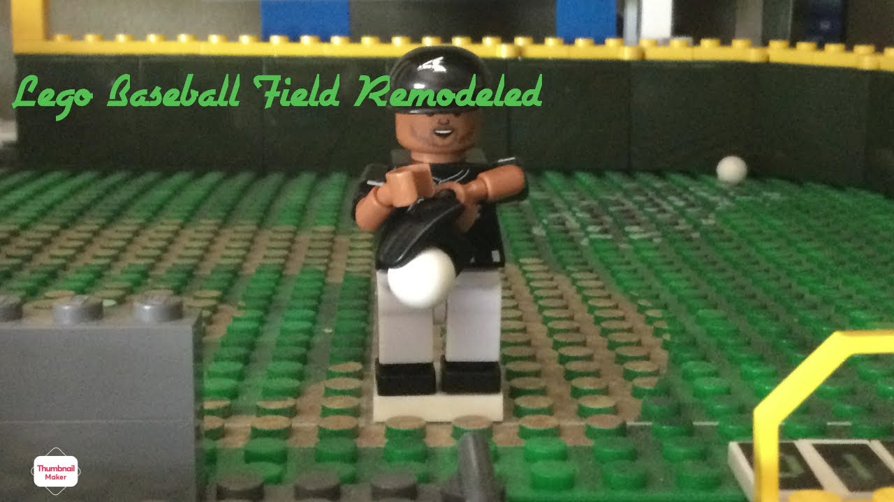 My Lego Baseball Field Remodeled - YouTube
