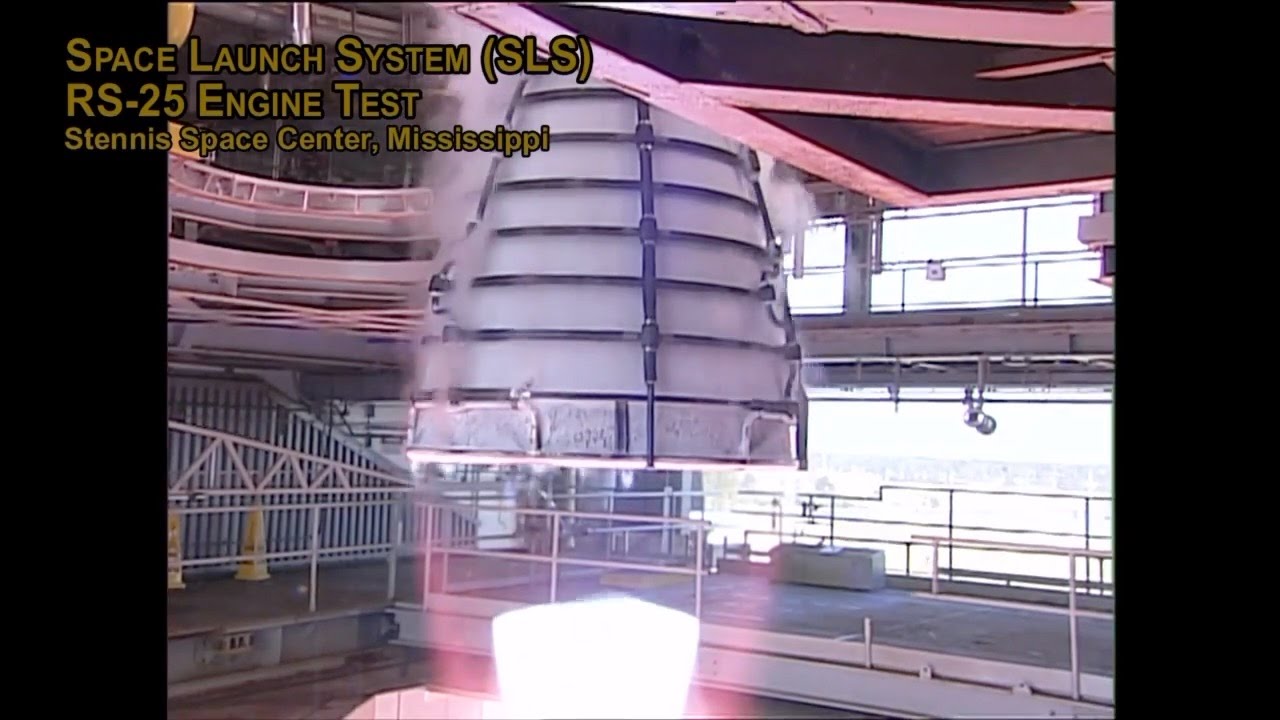RS-25 Rocket Engine Test With Flight Controller | Video - YouTube