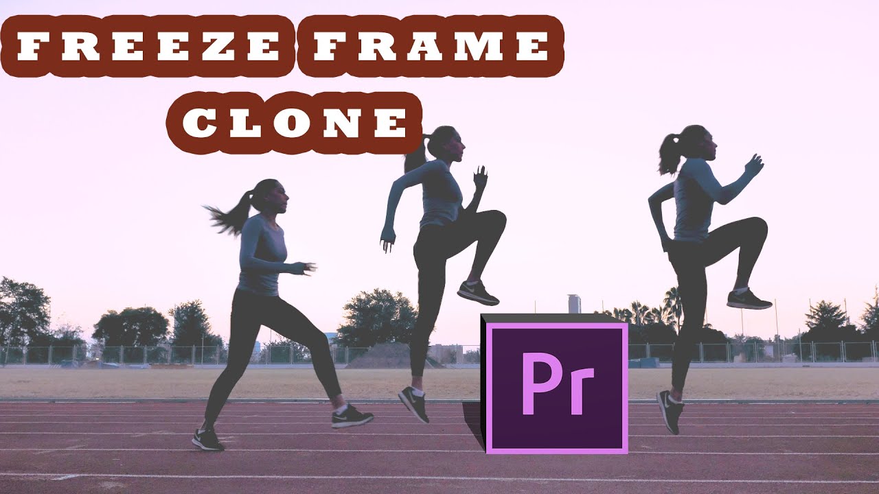 FREEZE FRAME clone trail effect in premiere pro (Tutorial) - YouTube