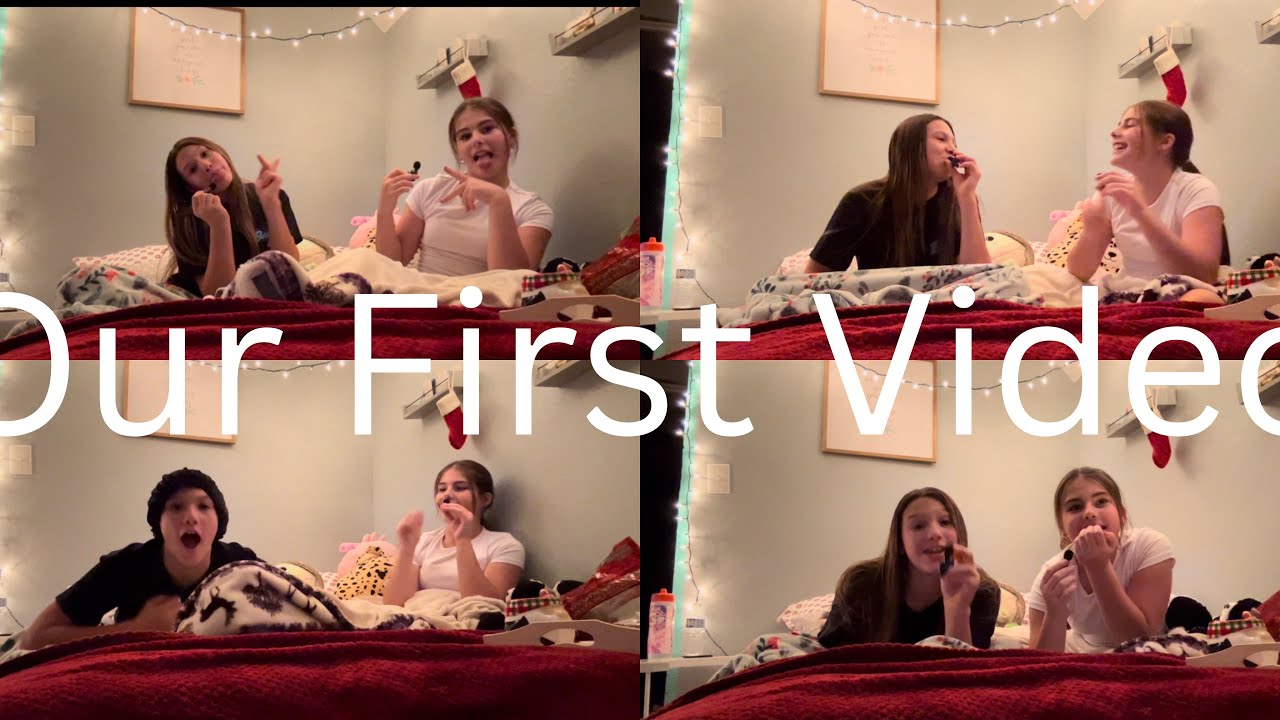 OUR FIRST VIDEO 🎀🎀🤍 - YouTube