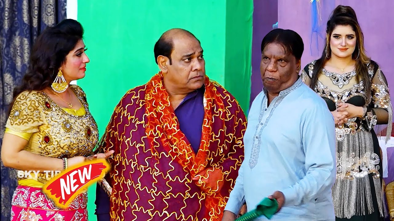 Agha Majid and Amanat Chan | Tahir Noshad | Ali Naz | New Stage Drama ...