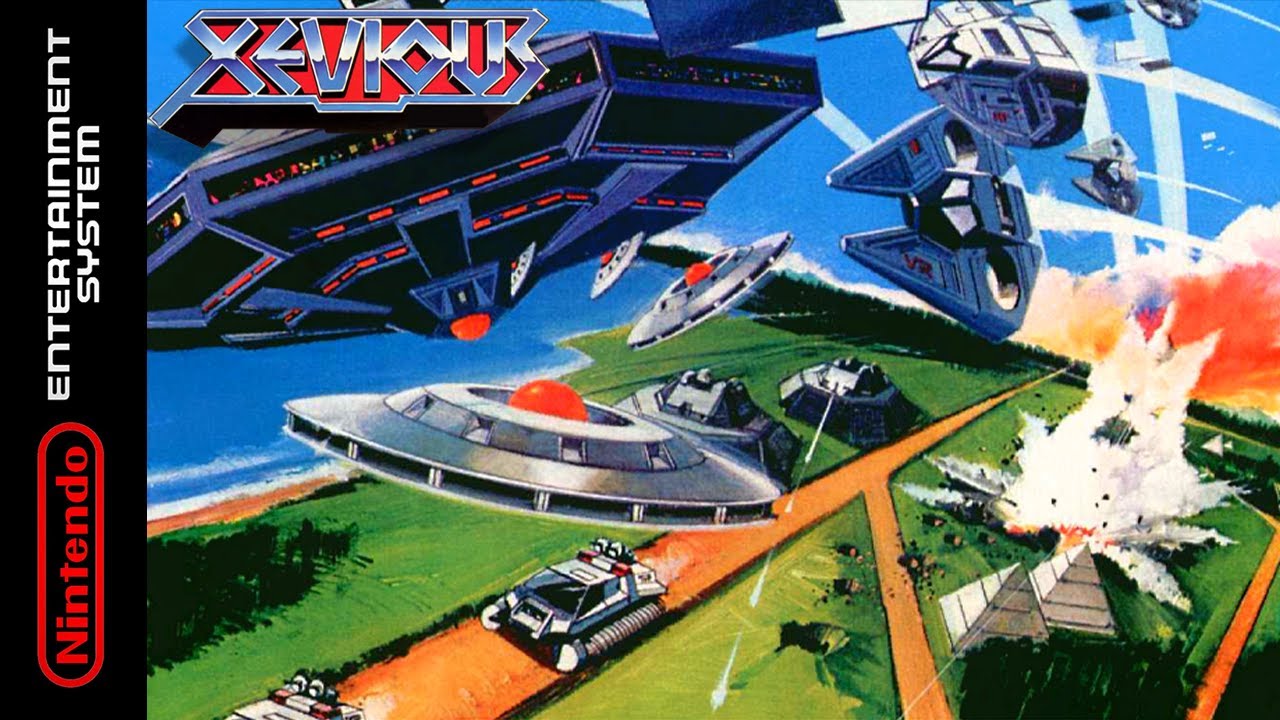 Xevious (NES) Playthrough - YouTube