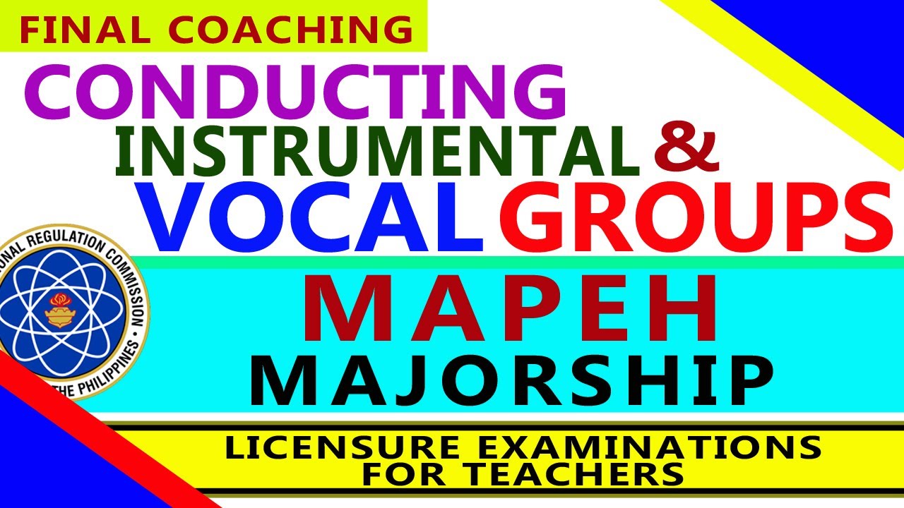 Conducting Instrumental & Vocal Groups | MAPEH Major | Final Coaching ...
