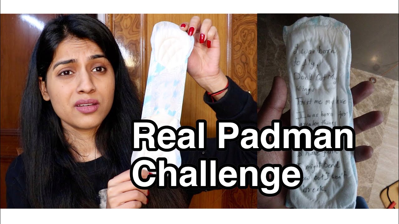 PADMAN CHALLENGE | Is it really a challenge ? | Padman Movie | Nidhi ...
