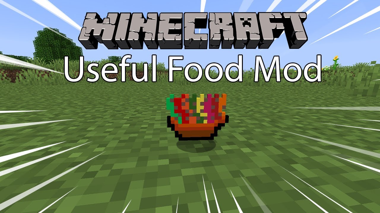 Minecraft Mod พรีวิว - Mod อาหารมีประโยชน์ | Useful Food Mod [1.15.2 ...