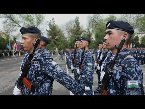 IIV Qorovul qoʻshinlari qoʻmondonligida 2025-yil chaqiruvidagi muddatli harbiy xizmatchilarning ...