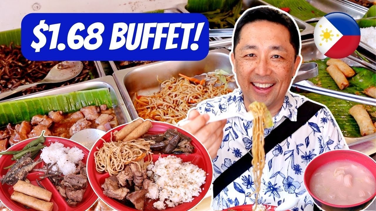 World's Cheapest Buffet?! 🇵🇭 99 Peso All You Can Eat Filipino Breakfast ...