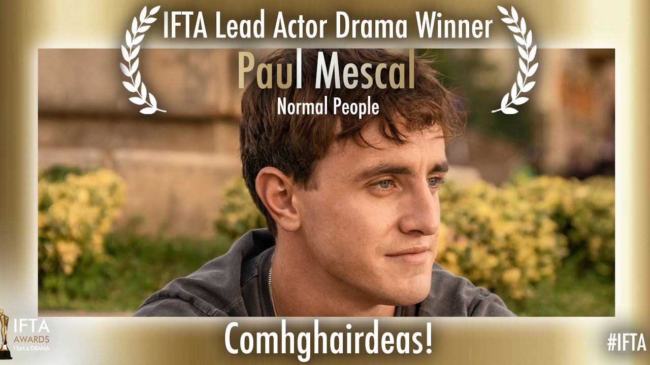 Paul Mescal - Normal People; Winner of Best Actor Drama (Presented by ...