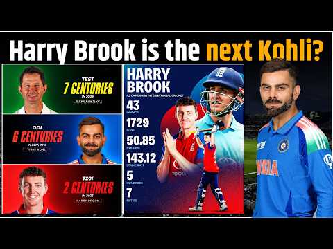 16 Innings, 634 Runs… Harry Brook का T20 तूफान!  | Virat Kohli