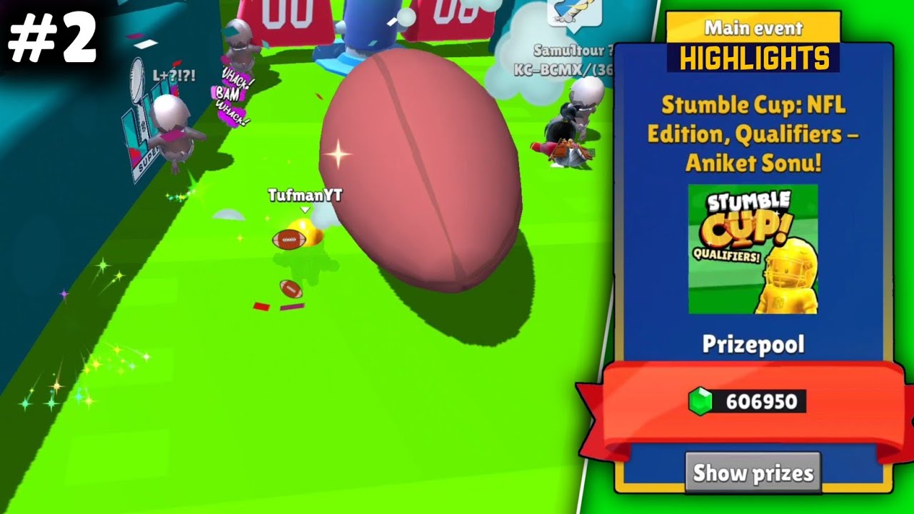 Stumble Cup NFL Edition Qualifiers 2 | TUFMAN PLAYZ. - YouTube