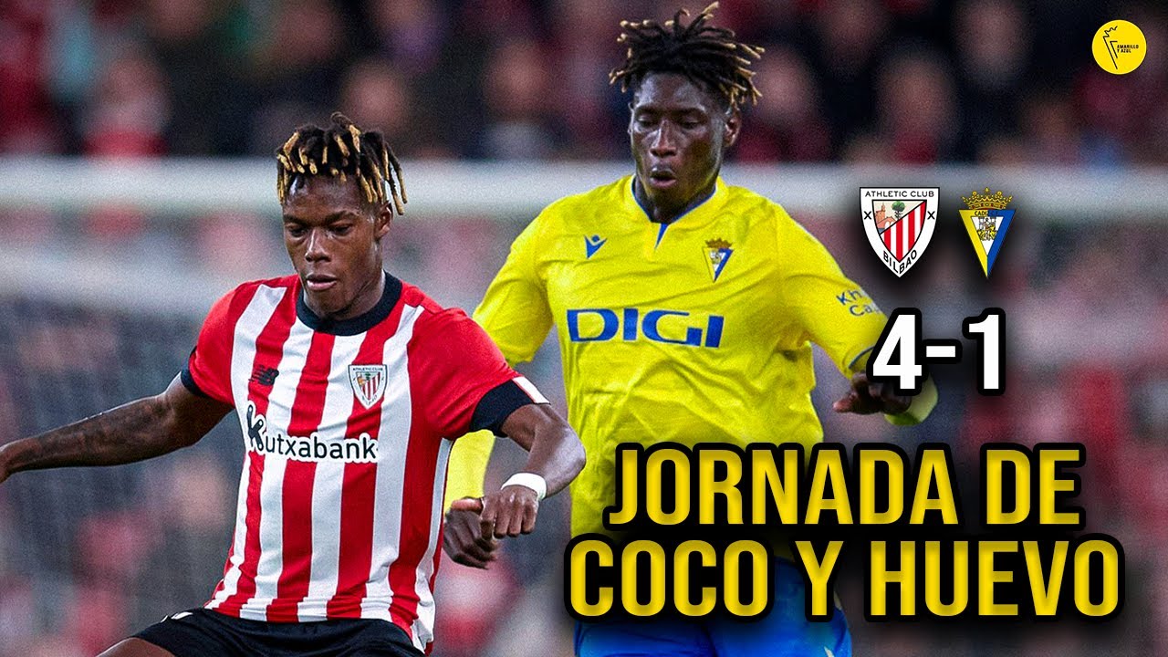 JORNADA DE COCO Y HUEVO (Athletic Club 4 - 1 Cádiz CF Jornada 20 ...