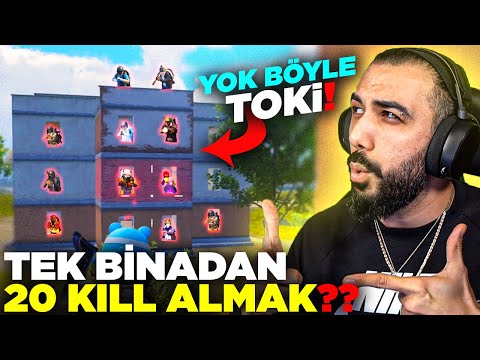 TOKİDE TEK BİNADA 20 KILL ALMAK?? 😮 BUGA GİREN BOT HERKESİ ÖLDÜRDÜ!! | PUBG MOBILE