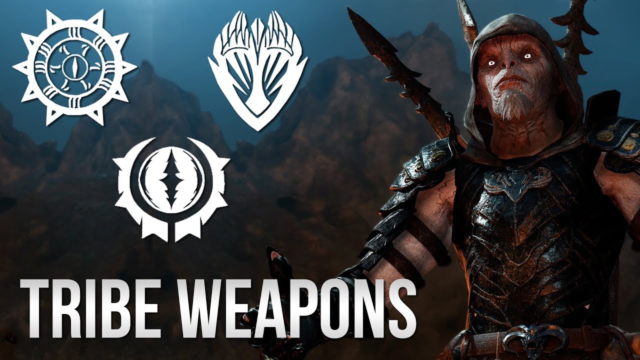 Shadow of War™ - All 7 Tribe Weapons (Tribe Bonuses Overview) - YouTube