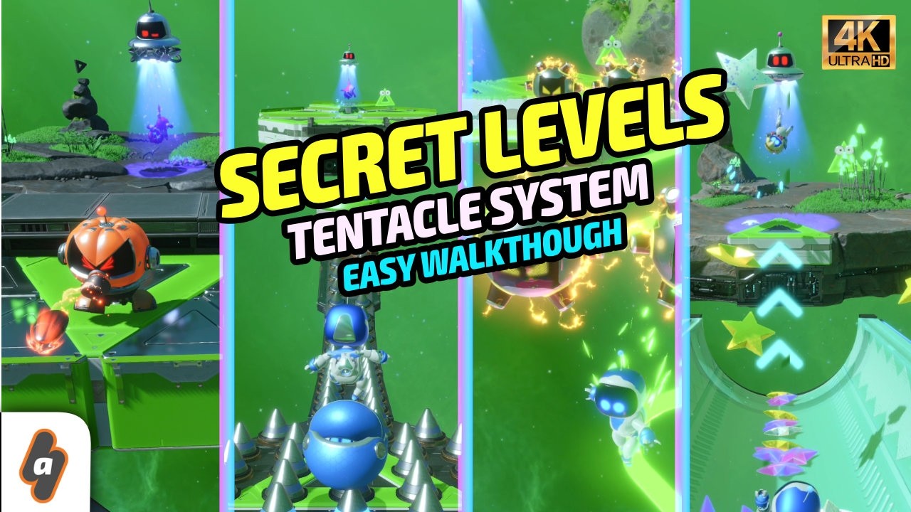 EASY Walkthrough: Tentacle System secret planets | Astro Bot - YouTube
