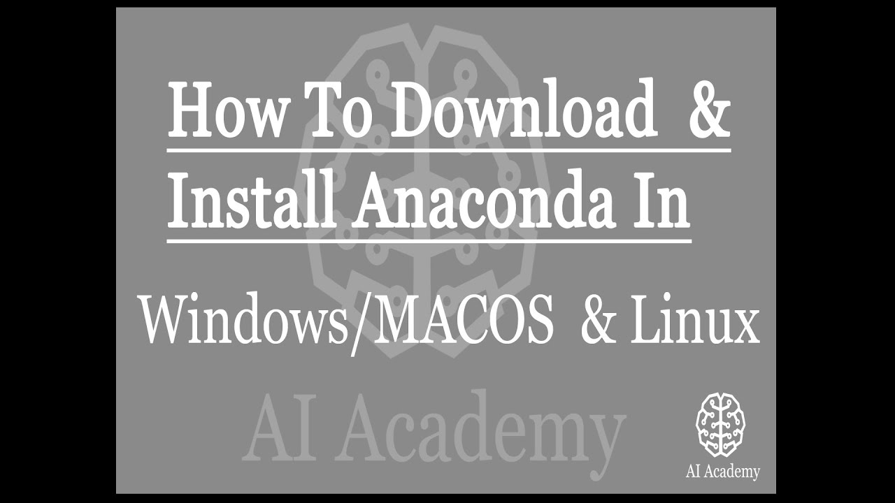 How to download and install Anaconda/Jupyter Notebook in windows/ macOS ...