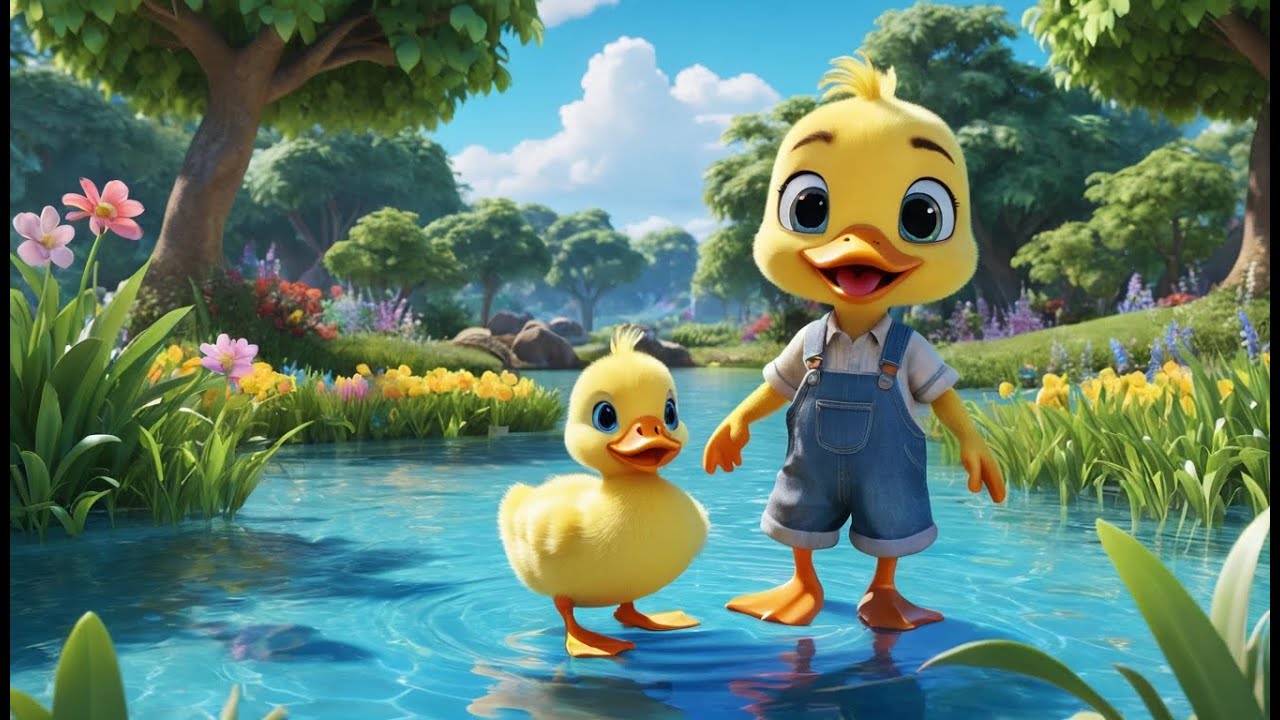 Baby Duck Quack Quack Quack Rhyme Song | Nursery Rhyme & Lyrics for ...