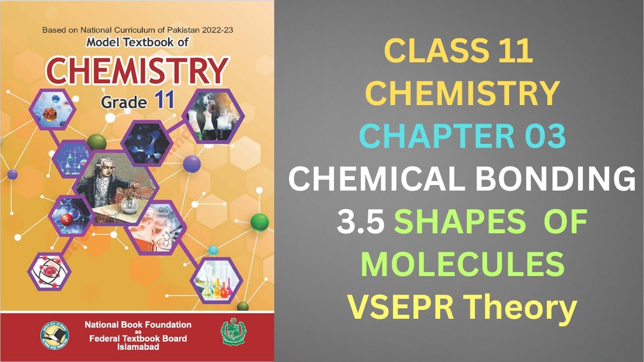 3.5 Shapes of Molecules| VSEPR Theory| Chapter 3| Chemistry| Class 11 ...