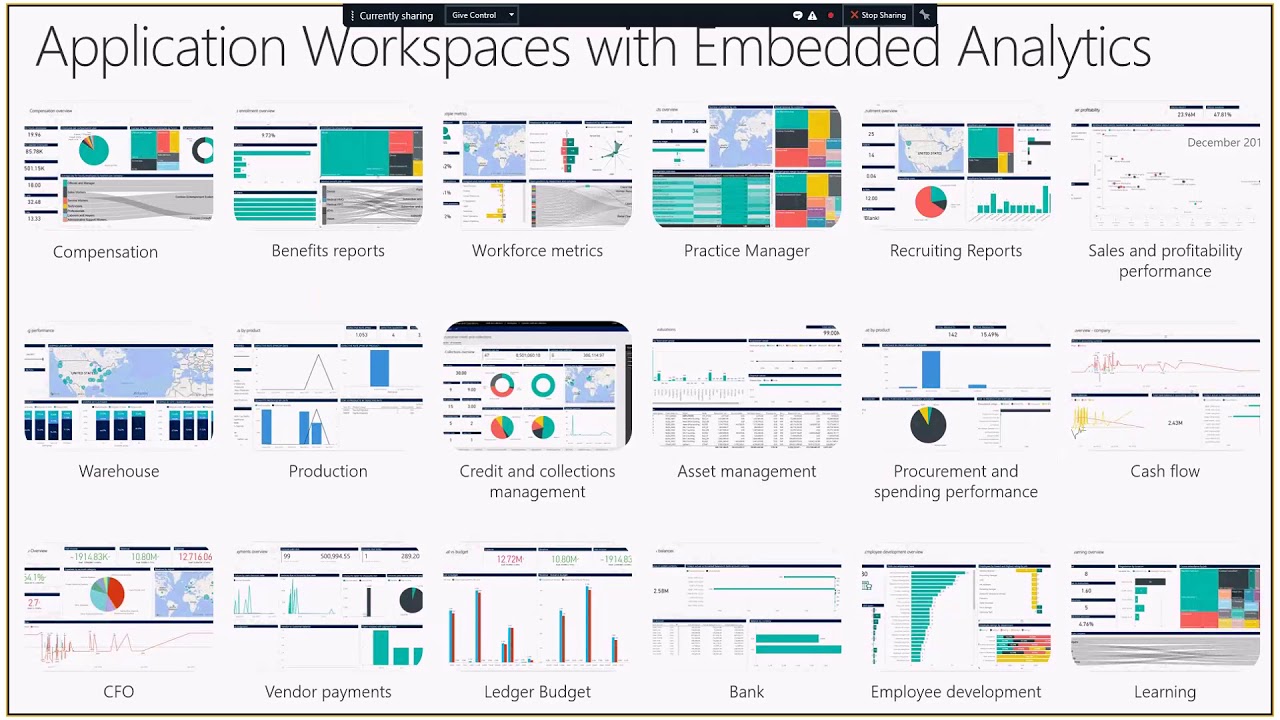 Dynamics 365 - How to Extend or Build New Analytical Workspaces Demo - YouTube