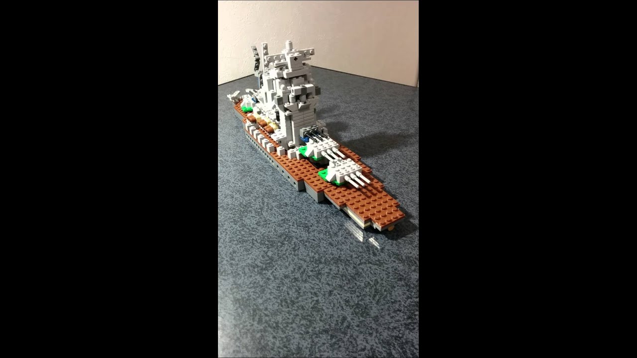 Japanese LEGO a BOY Battleship YAMATO - YouTube