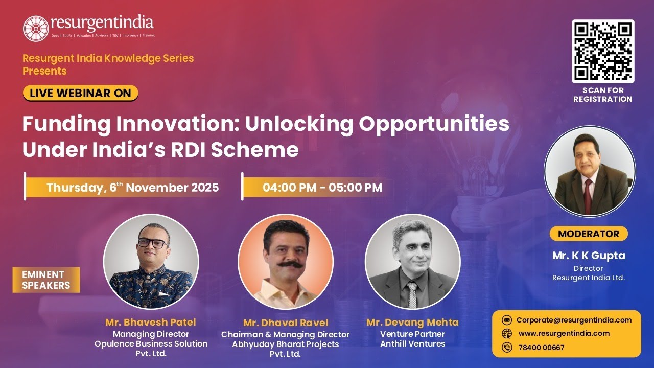 Funding Innovation: Unlocking Opportunities Under India's RDI Scheme ...