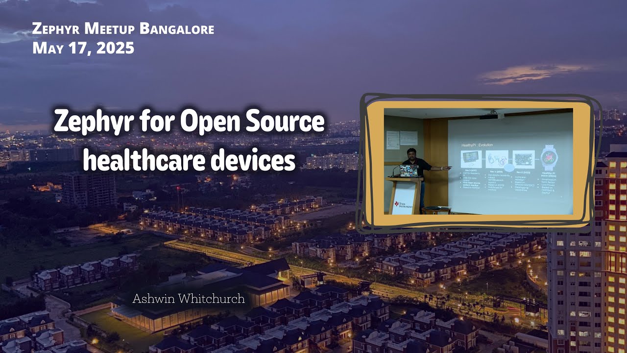 Zephyr for Open Source healthcare devices - YouTube