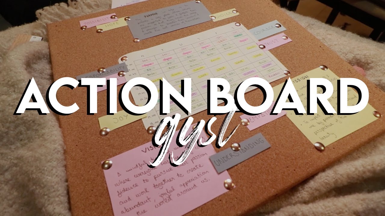 creating an action board | GYST with me - YouTube